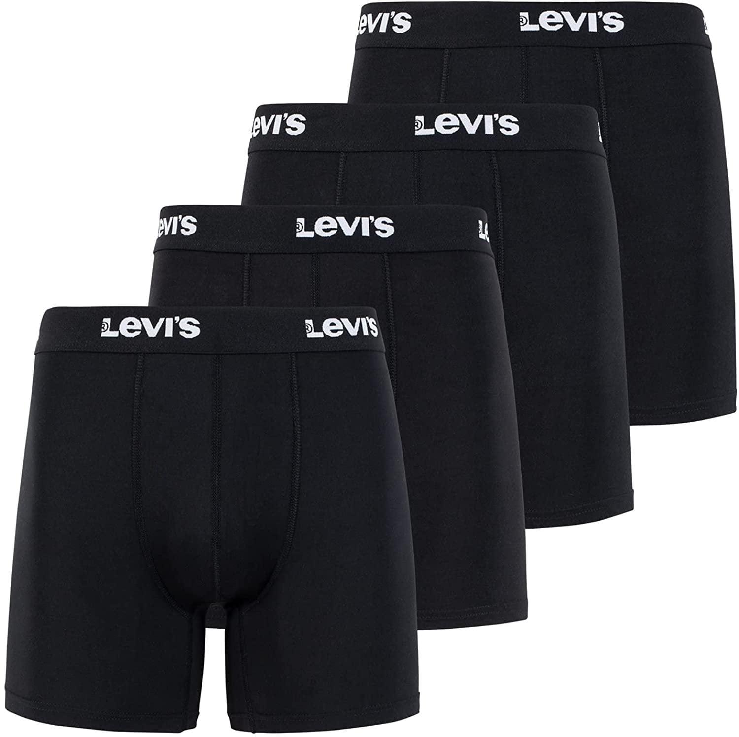 Levi's Men's Microfiber Boxer Briefs, Ultra Soft, Breathable, 4 Pack ...