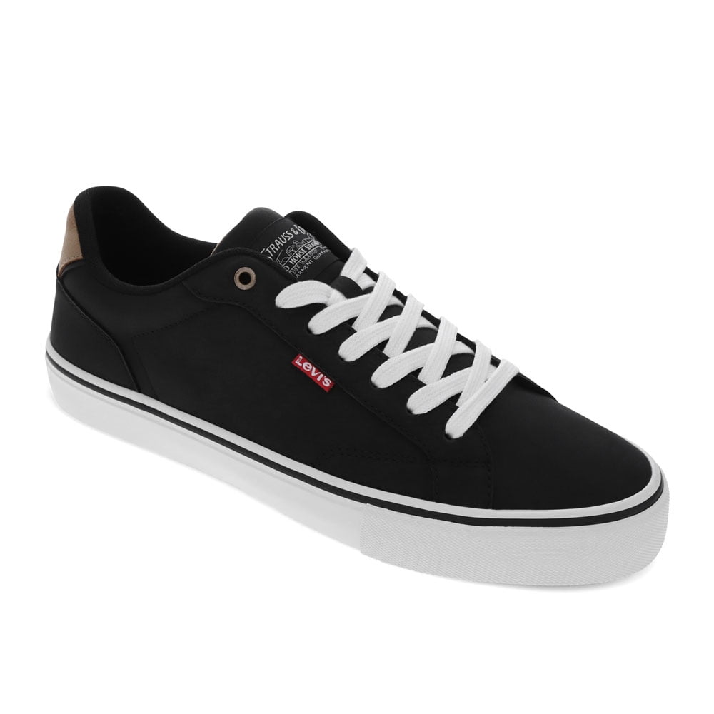 Levi's Mens Vince Synthetic Leather Casual Lace Up Sneaker Shoe ...