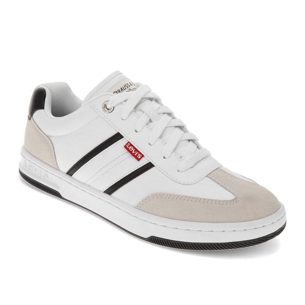Levi's Mens Zane Synethetic Leather Casual Lace Up Sneaker Shoe ...
