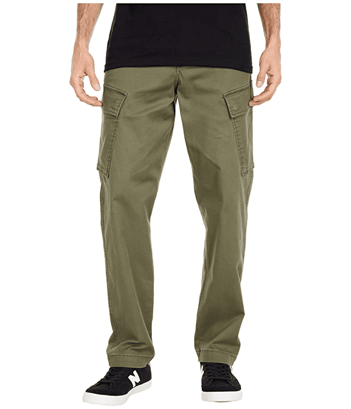 Levi's OLIVE NIGHT Men's XX Chino Taper Fit Stretch Cargo Pants, US ...