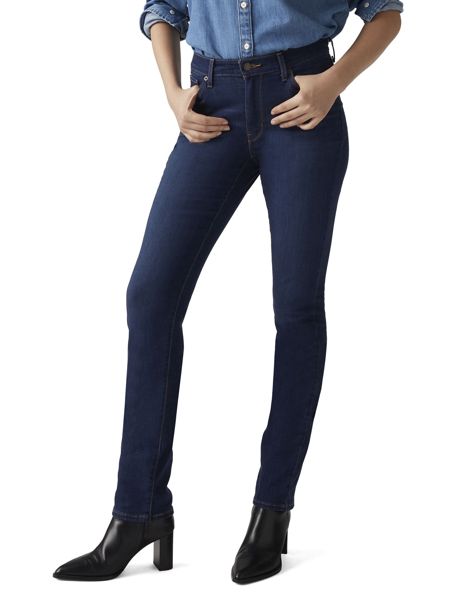 Levi’s Women's Classic Straight Fit Jeans, Original Red Tab, Mid Rise ...