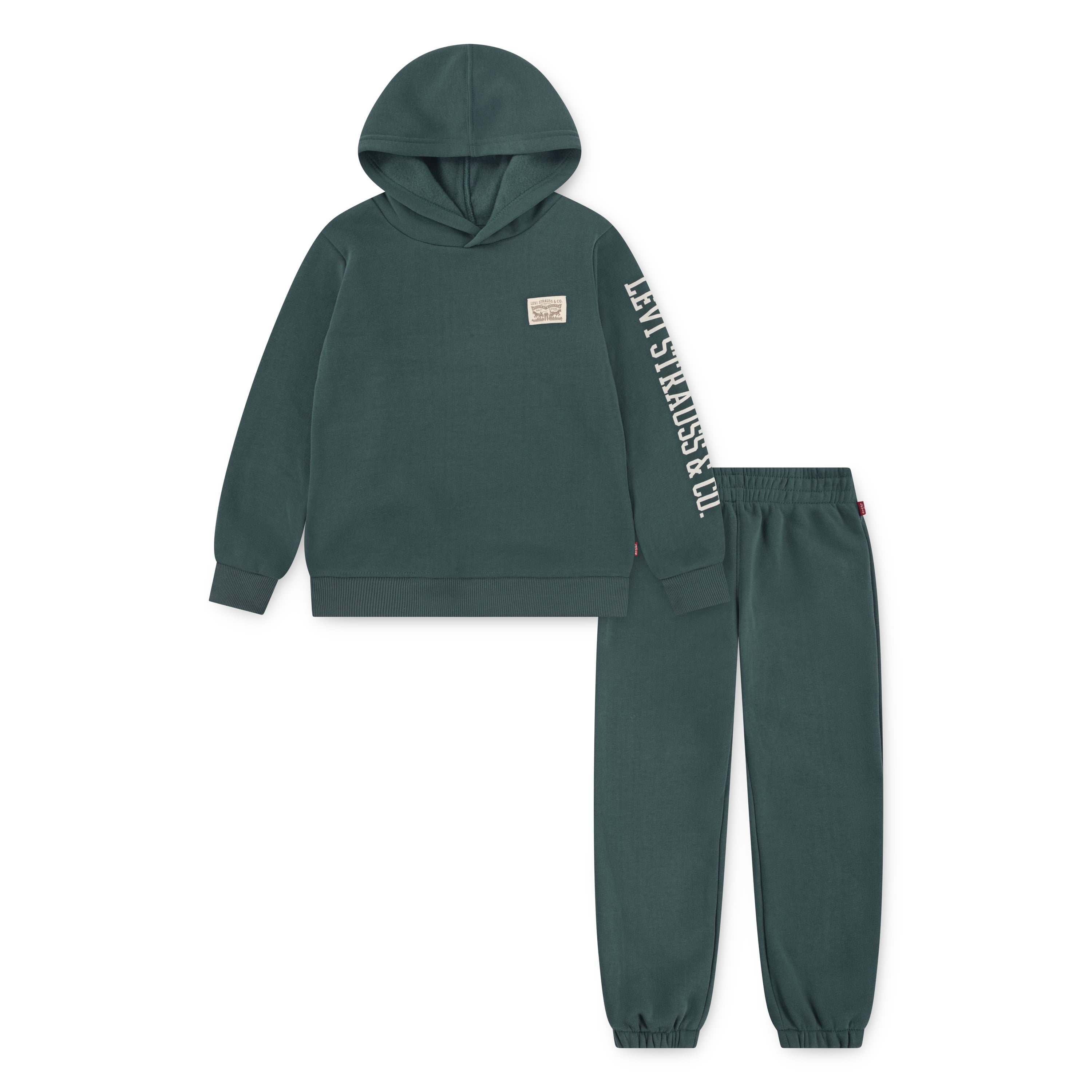 Levi's Boys 2-Piece Patch Hoodie & Jogger Set, Sizes 4-7 - Walmart.com