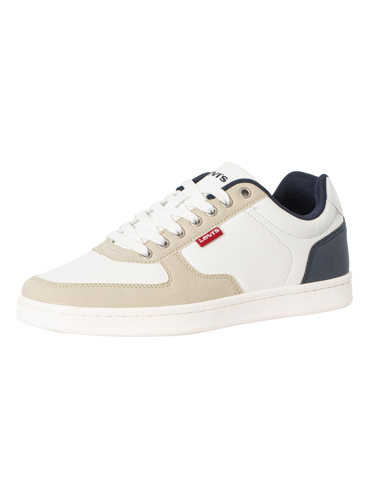 Levi's Reece Trainers, White - Walmart.com