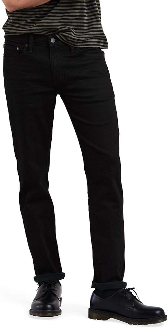 Levi's Slim Fit Stretch Black Jeans, (Men's) - Walmart.com