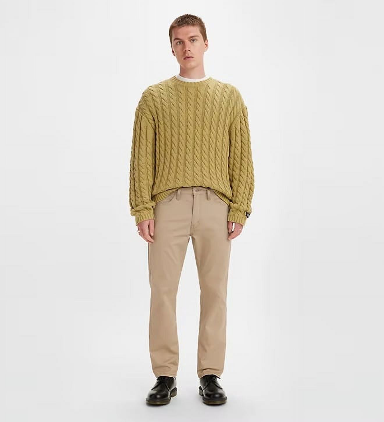 Levi's TRUE CHINO SORBTEK TWILL BROWN Men's 541 Athletic Taper Jeans ...