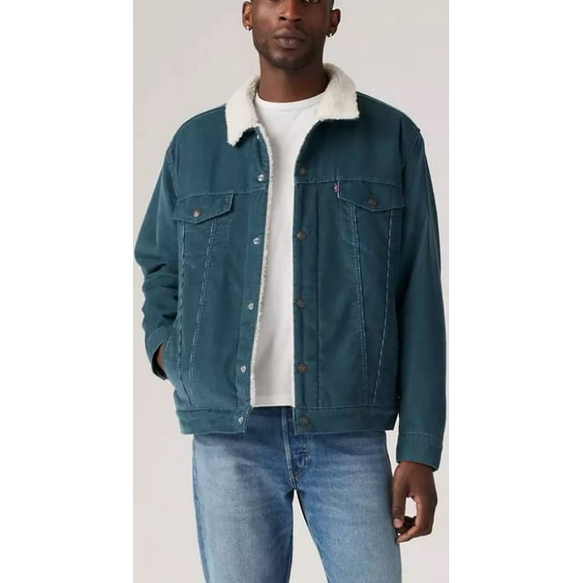 Levi's URBAN ELEP Men's Corduroy Sherpa Lined Trucker Jacket, US Large - Walmart.com