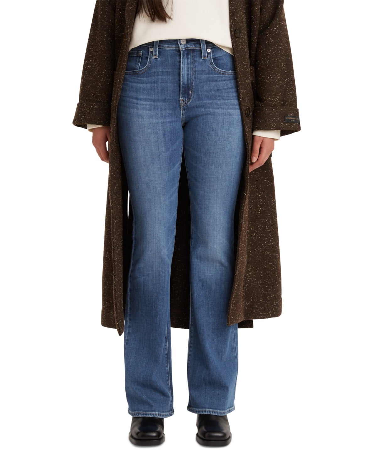 Levi's® Women's 726 High Rise Flare Jeans, Slim Fit, Waist-Nipping ...