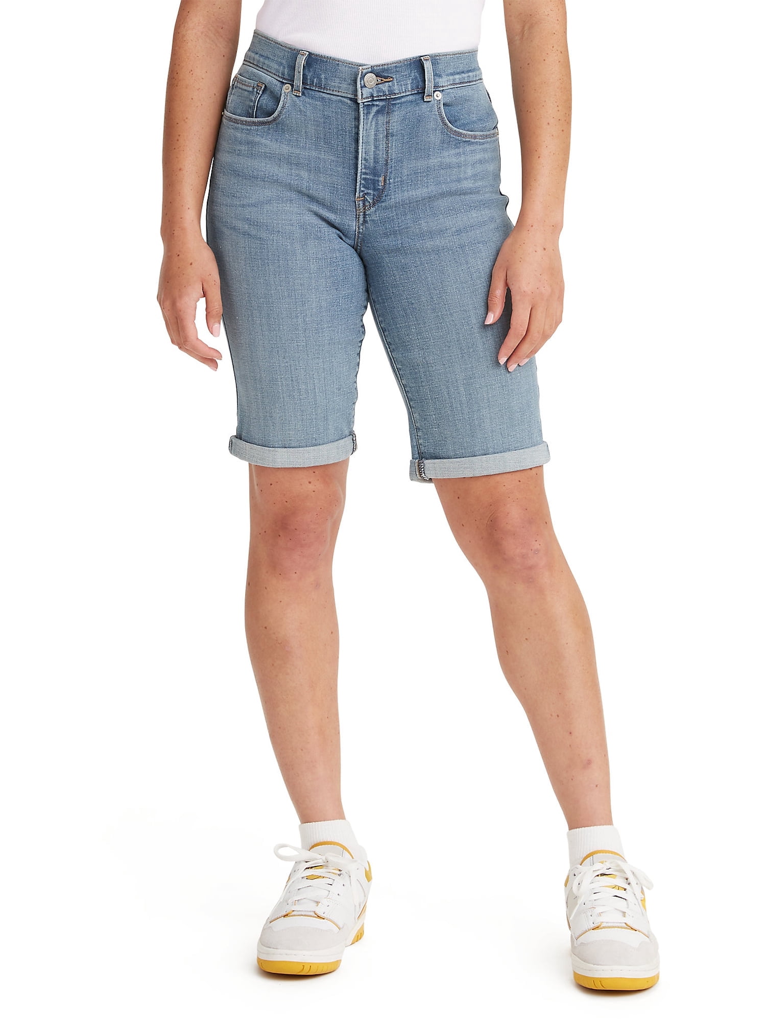 Levi's Women’s Classic Bermuda Jean Shorts - Walmart.com