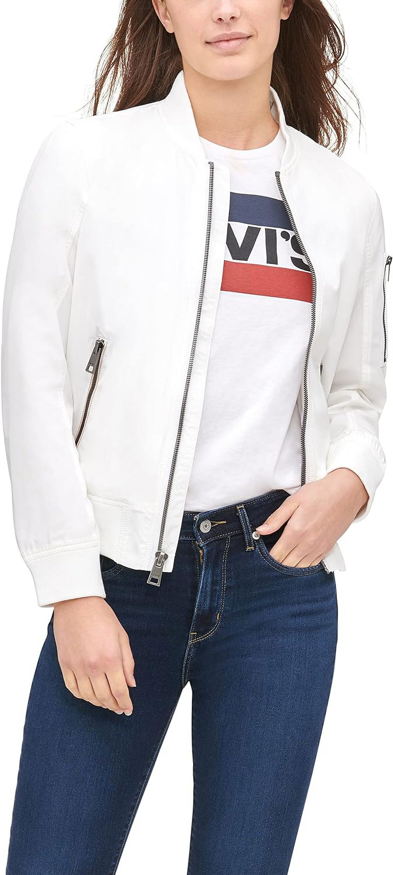 Levi's Women's Melanie Bomber Jacket (Standard & Plus Sizes) Medium ...