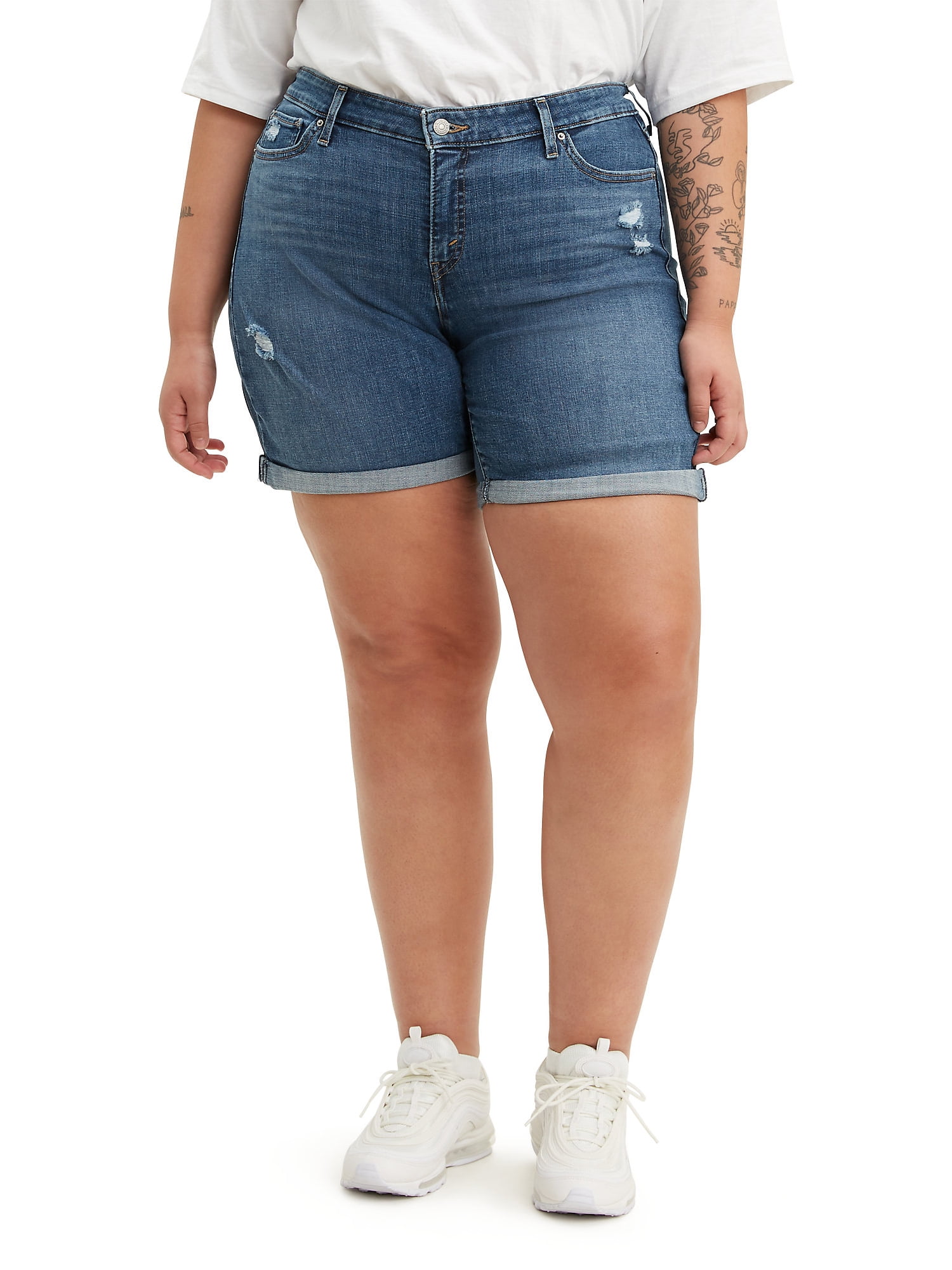 Levi's Women's Plus Size New Jean Shorts - Walmart.com
