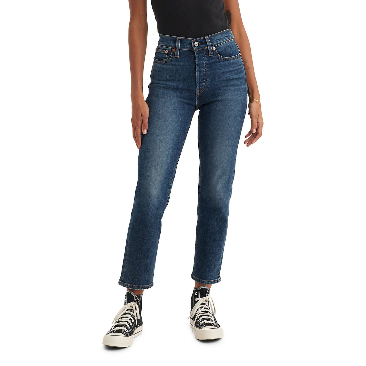 Women's Levi's® High Rise Wedgie Straight Jeans Color: Indigo Here We ...