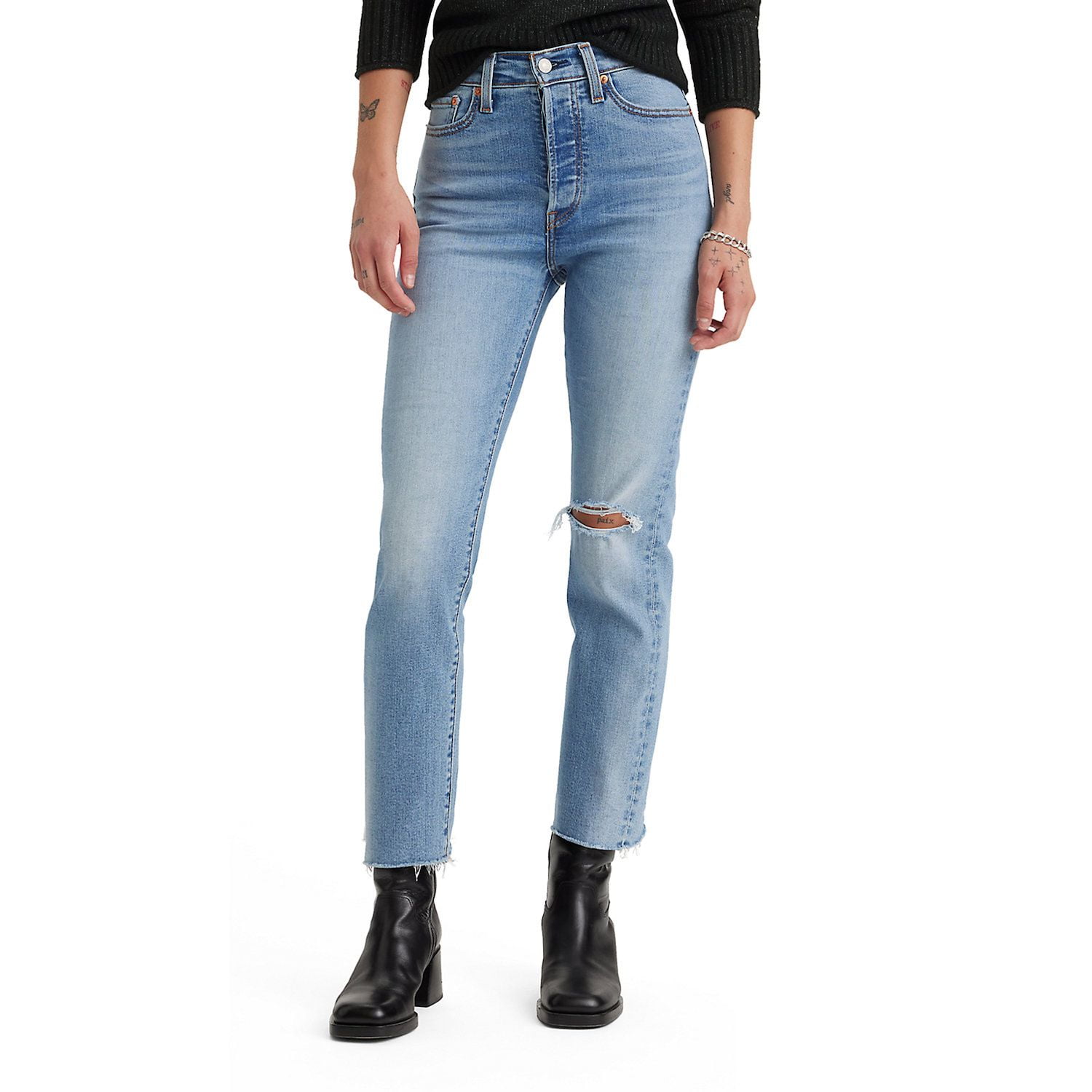 Levi's Women's Wedgie Straight Jeans, (New) Night Sight 26 Regular ...