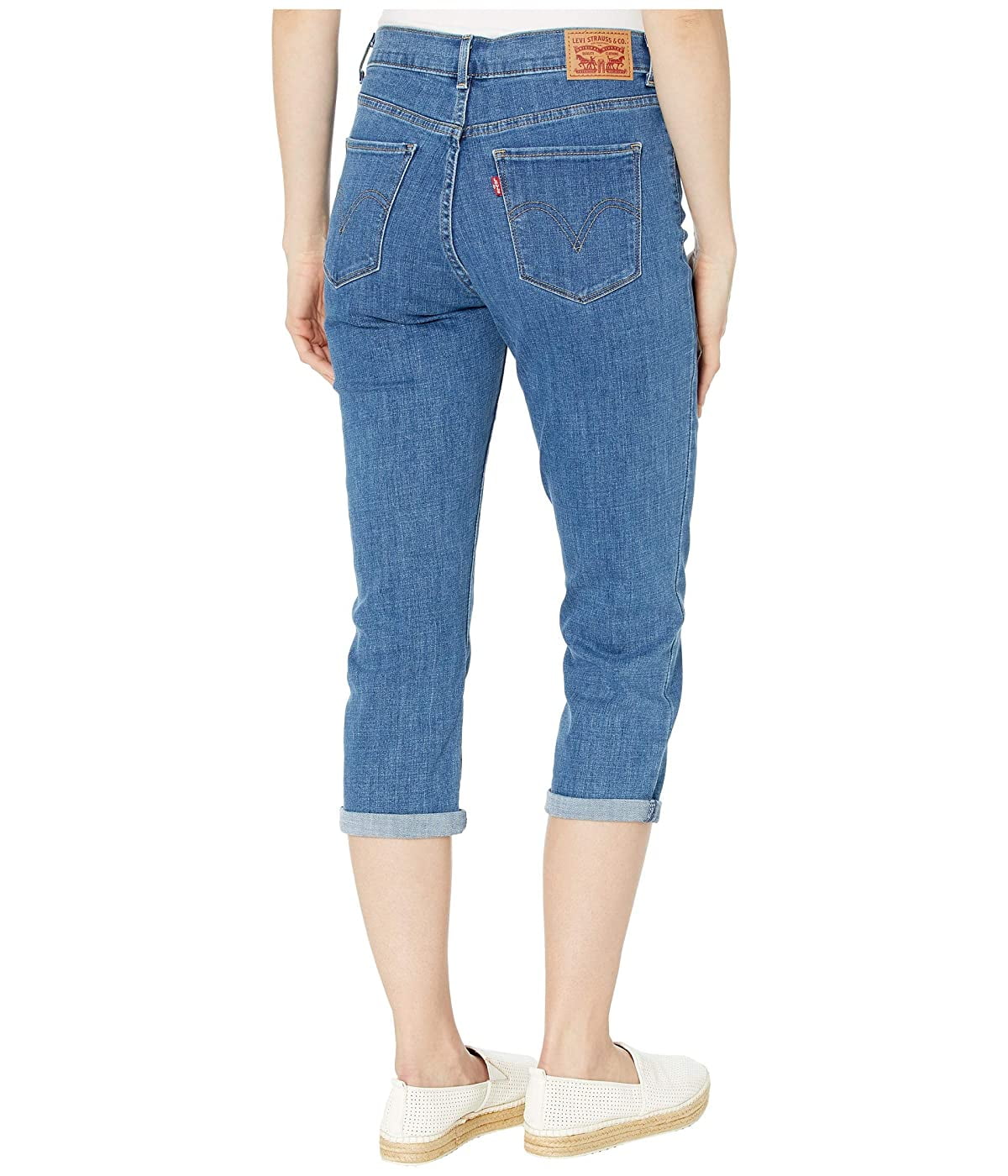 Levi's Womens Classic Capris Maui Sail - Walmart.com