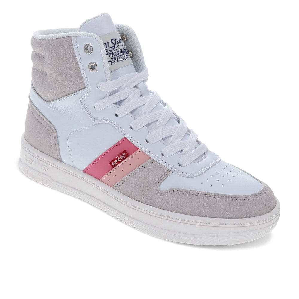 Levi's Womens Drive Hi Synthetic Leather Casual Hightop Sneaker Shoe ...