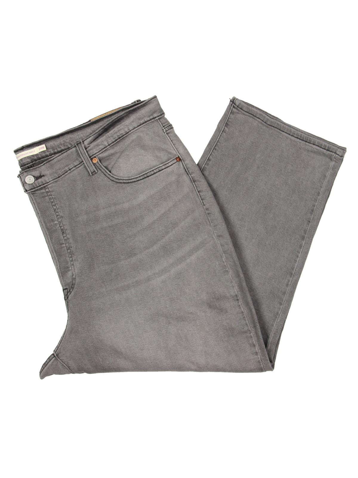 Levi's Womens Plus Embroidered Denim Ankle Jeans - Walmart.com