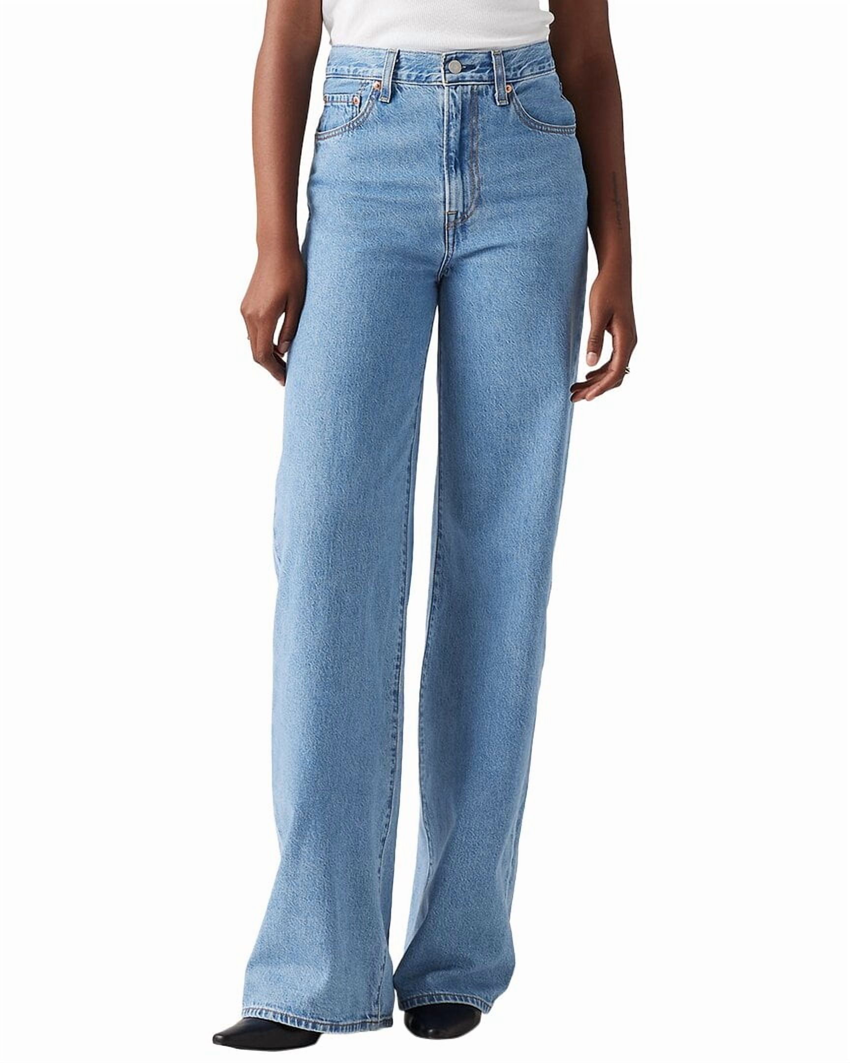 Levi's womens Ribcage Wide Leg H223 Splash Zone Wide Jean, 28 - Walmart.com