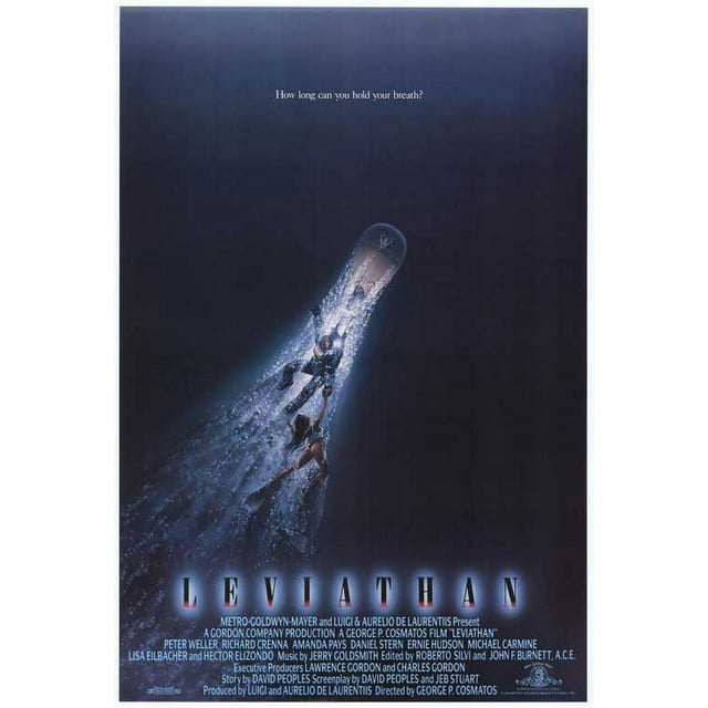 Leviathan - movie POSTER (Style A) (27" x 40") (1989) - Walmart.com