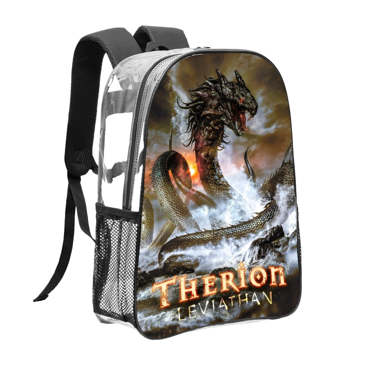 Leviathan-theme Clear Backpack Heavy Duty Transparent Bag See Through ...