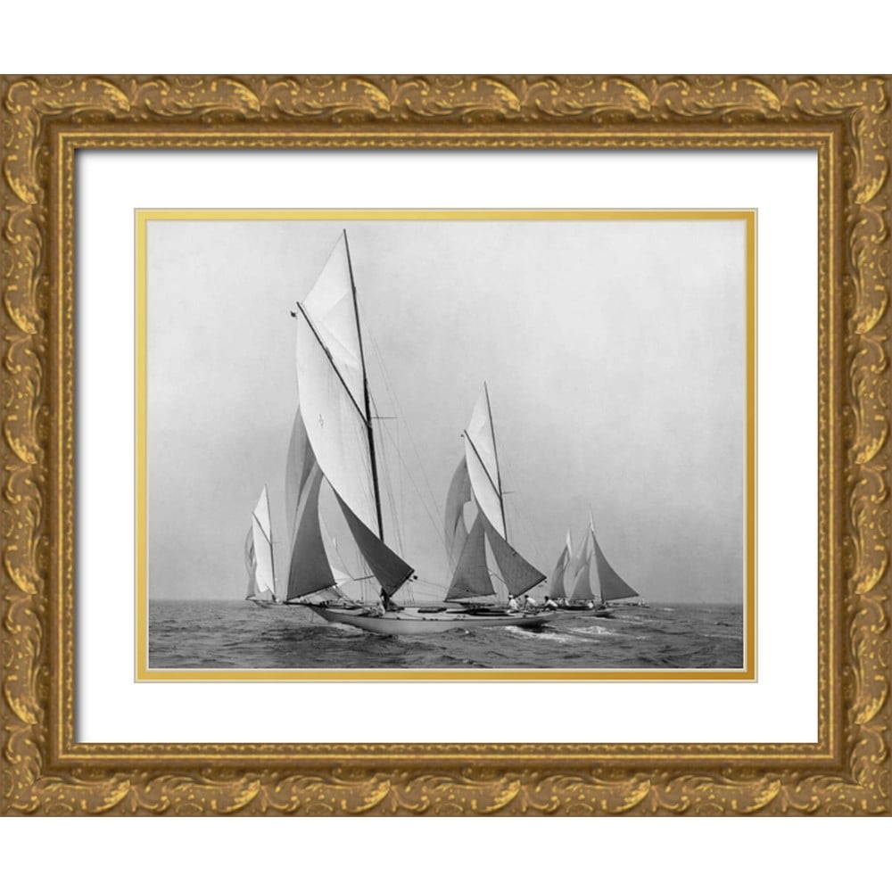 Levick, Edwin 18x15 Gold Ornate Wood Framed with Double Matting Museum ...