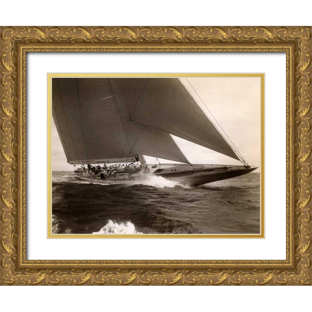 Levick, Edwin 24x19 Gold Ornate Wood Framed with Double Matting Museum ...