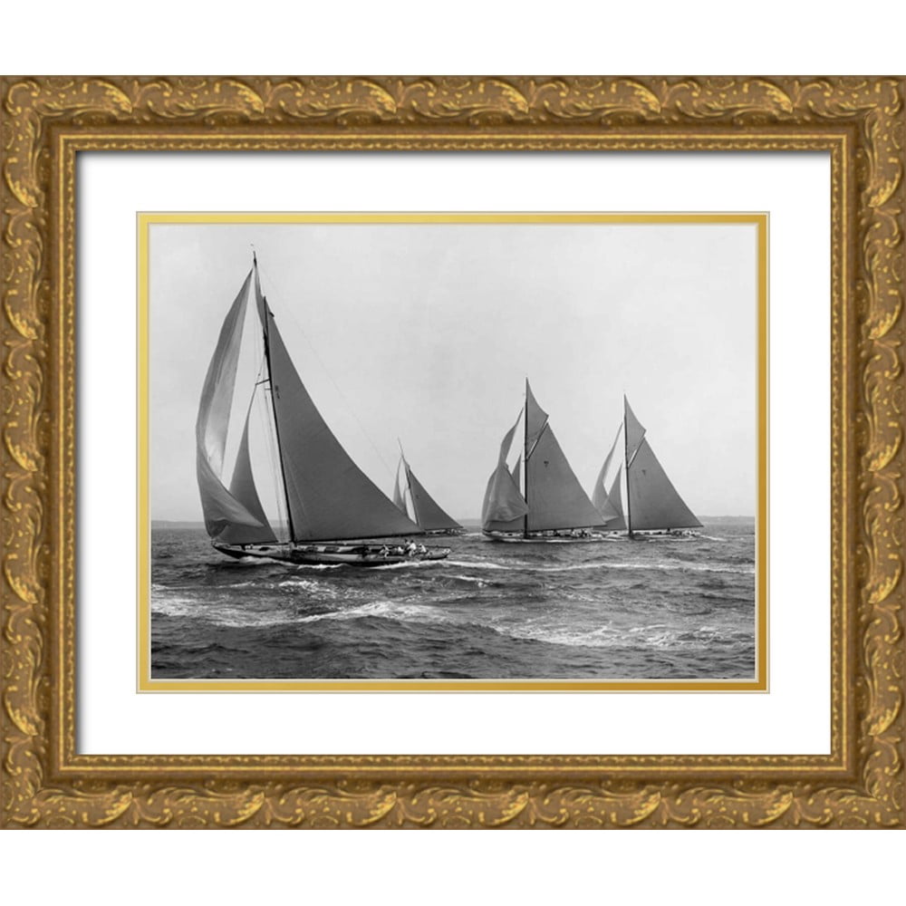 Levick, Edwin 24x19 Gold Ornate Wood Framed with Double Matting Museum ...