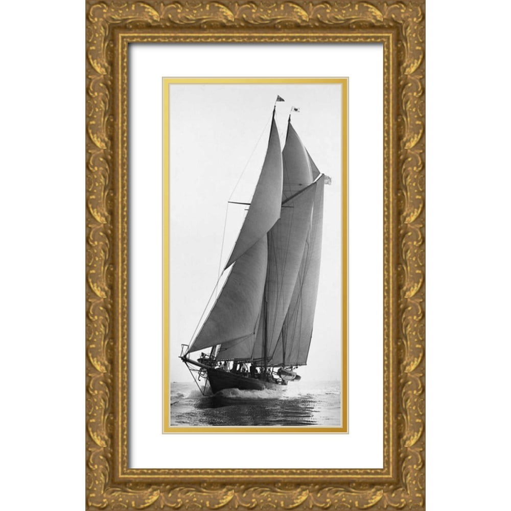 Levick, Edwin 9x14 Gold Ornate Wood Framed with Double Matting Museum ...