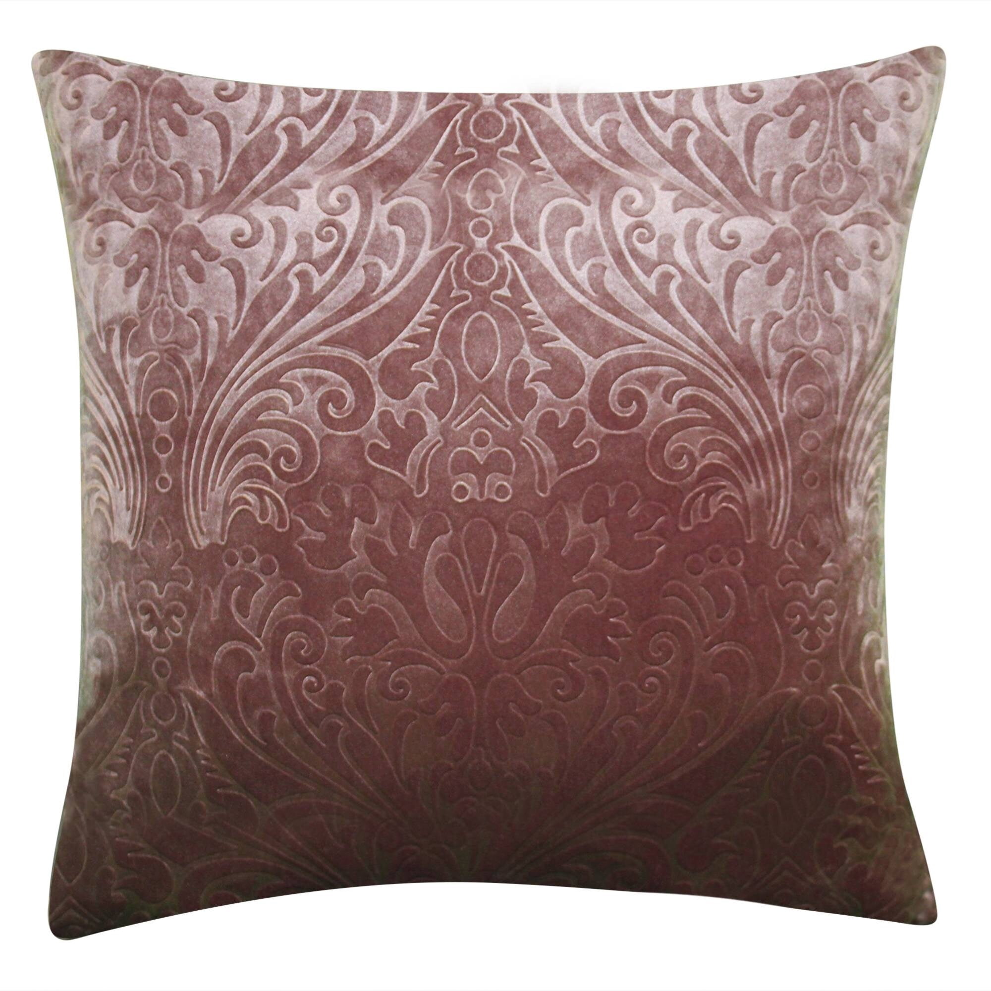 Levinsohn Textile Edie At Home Embossed Panne Velvet Decorative Pillow ...