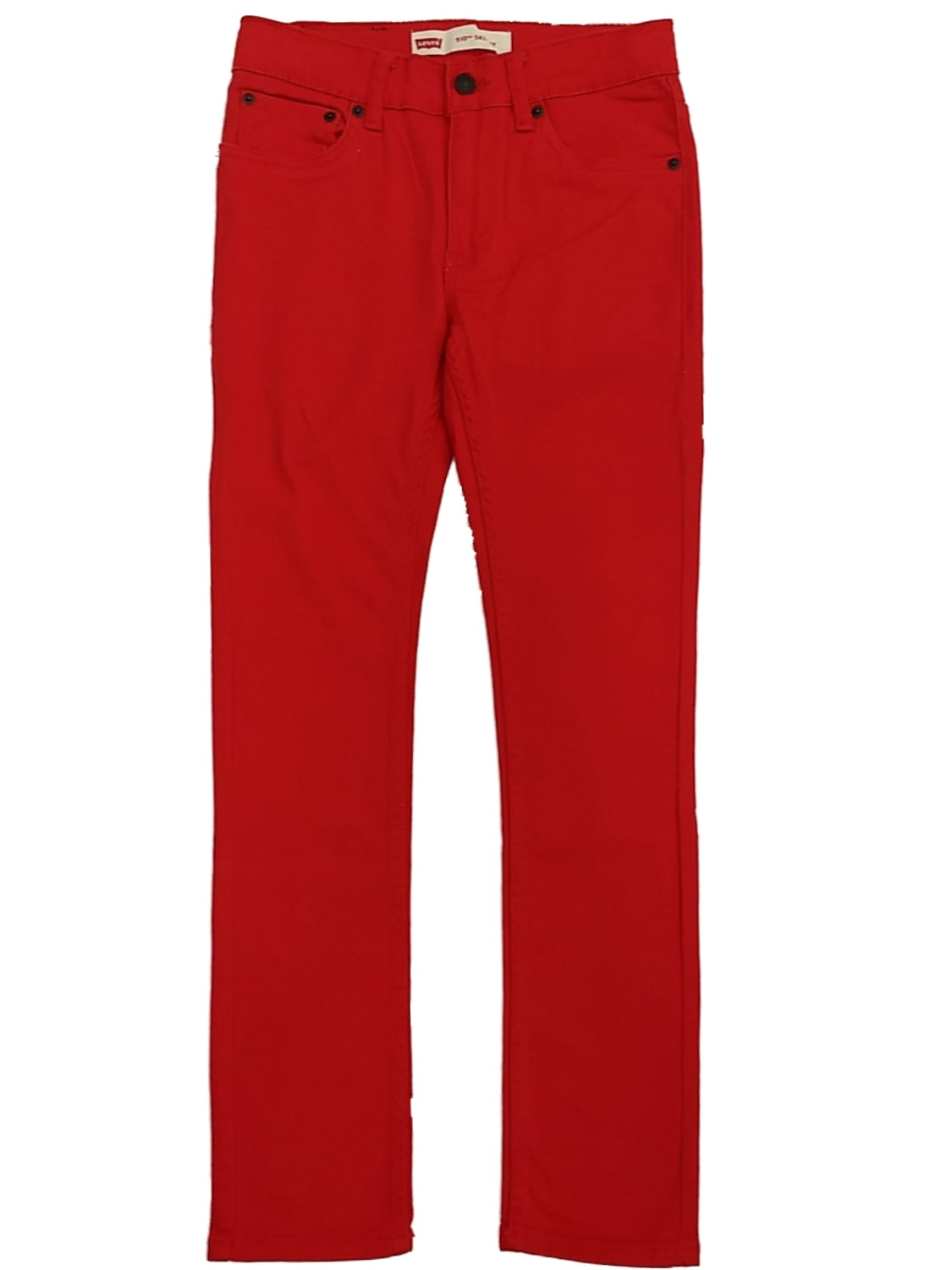 Levis 510 Skinny Fit Boys Red Denim Jeans 18 Regular 29X29 - Walmart.com
