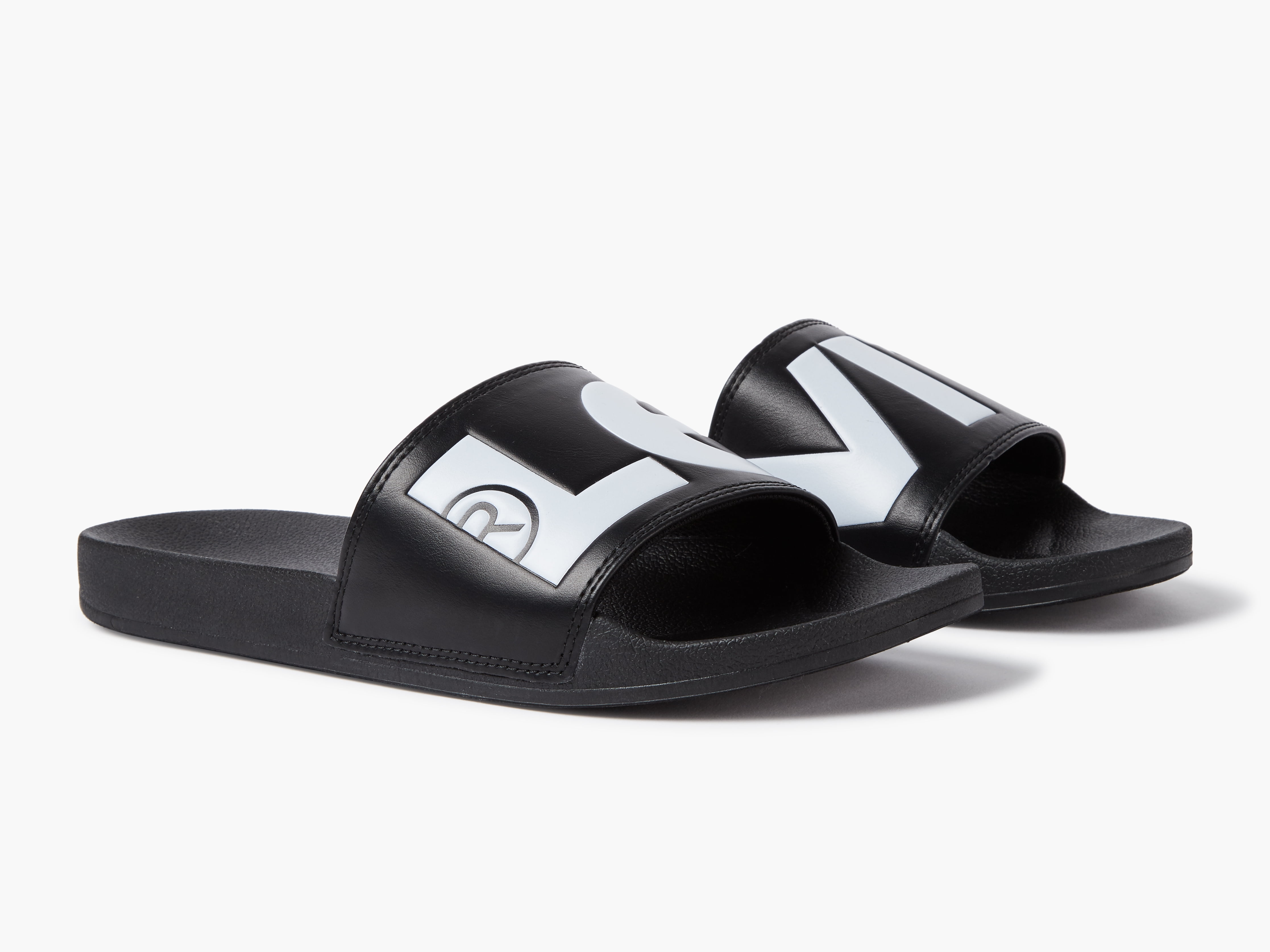 Levis Mens Sliders ~ June L Black - Walmart.com