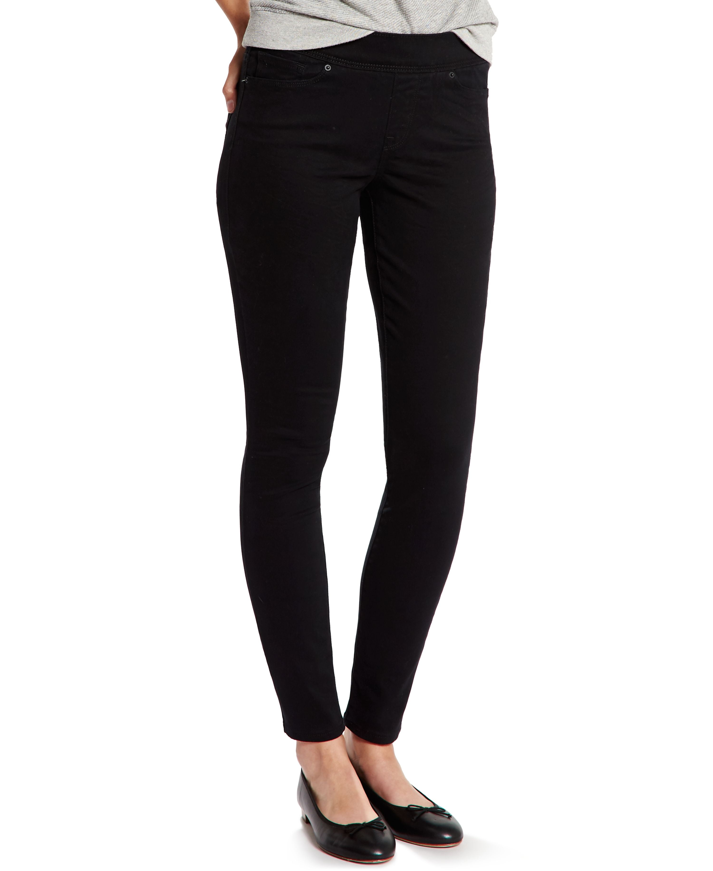 Levis Skinny Perfectly Slimming Pull On Jeggings Black 8 - Walmart.com