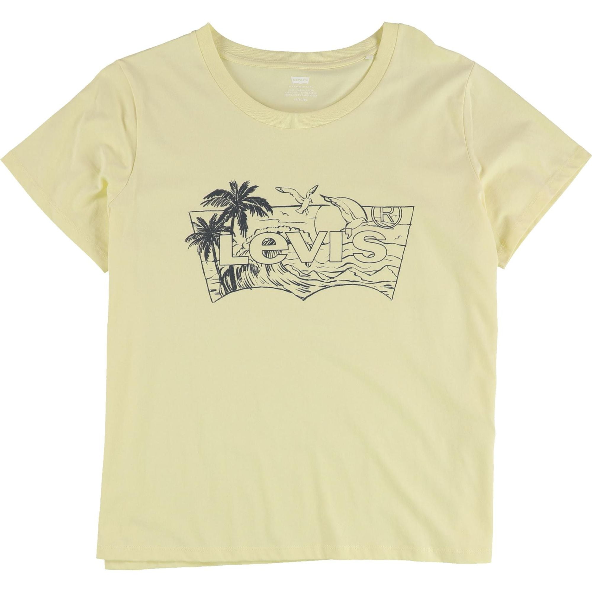 Levi's Womens Tropical Graphic T-Shirt, Yellow, 1X - Walmart.com