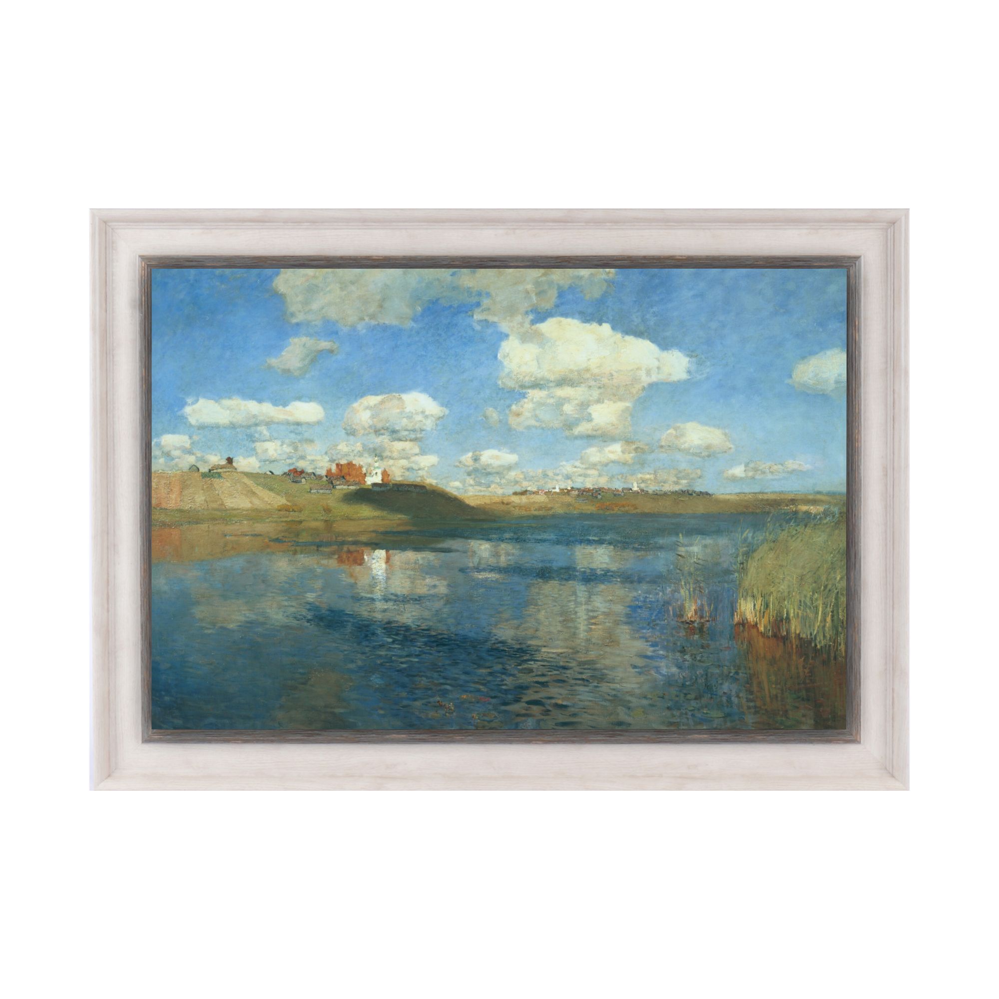 Levitan Canvas Wall Art–Vintage Poetic Landscape Wall Art with Pine ...