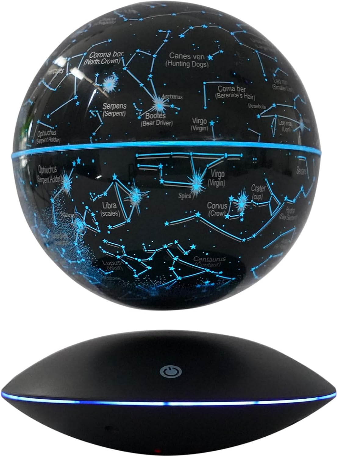 Levitating Globe, Magnetic Floating Globe, 6" World Geographic Globes ...
