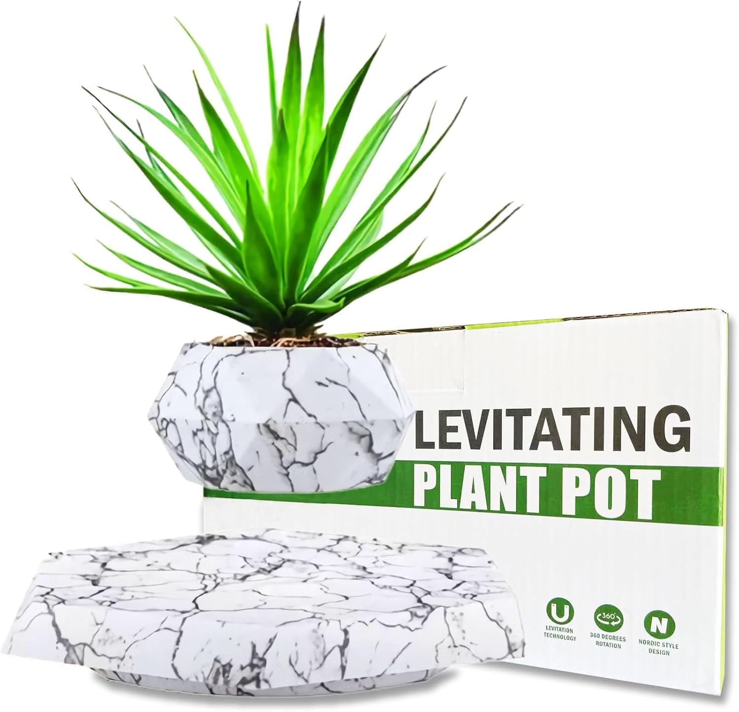 Levitating Plant Pot, 2025 Floating Plant Pot for Air Bonsai Planter ...