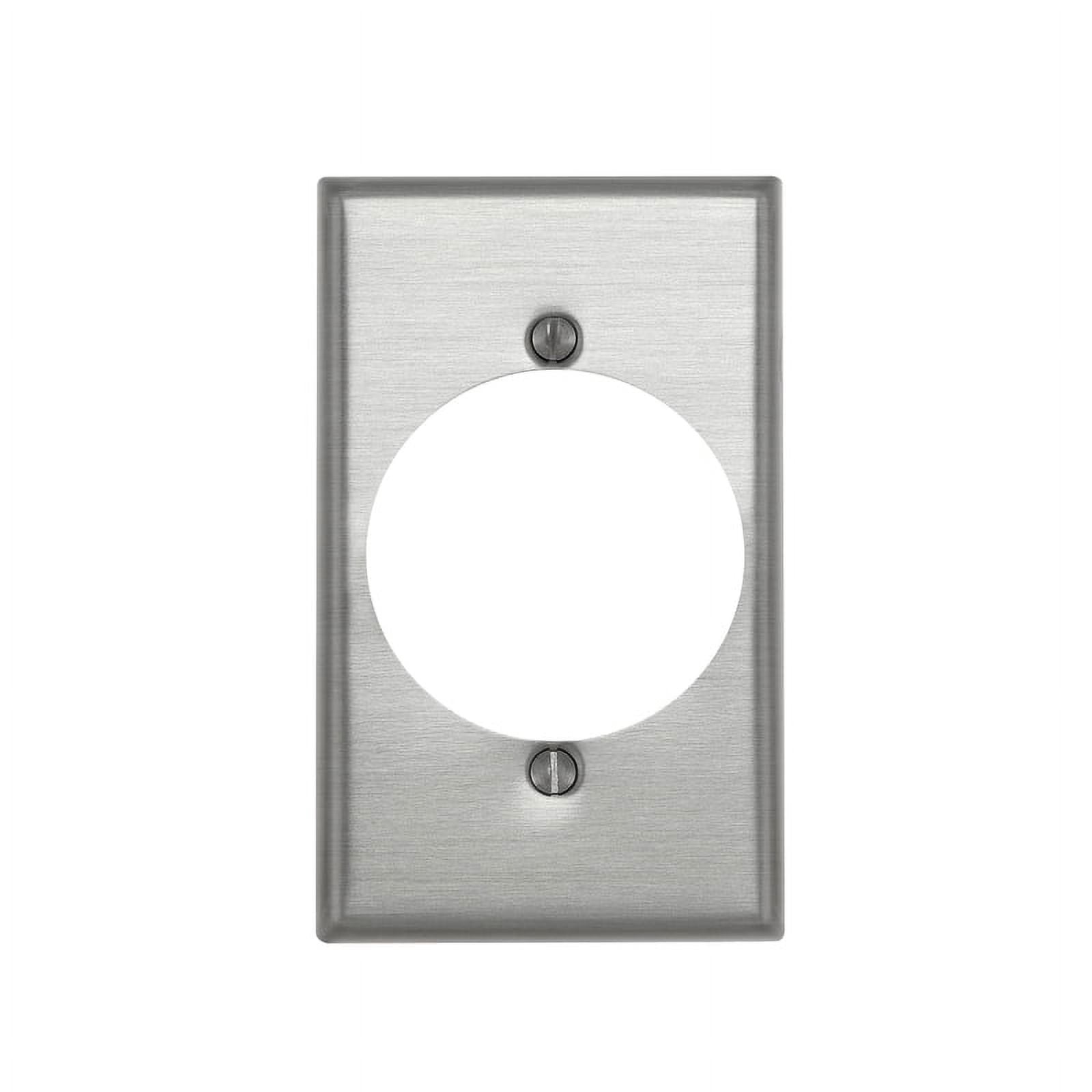WALLPLATE RECEPT 1G ALUM (Pack of 1) - Walmart.com