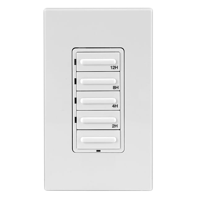 Leviton 001-LTB12-1LZ 20A 120V White/Ivory/Light Almond Decora Preset ...