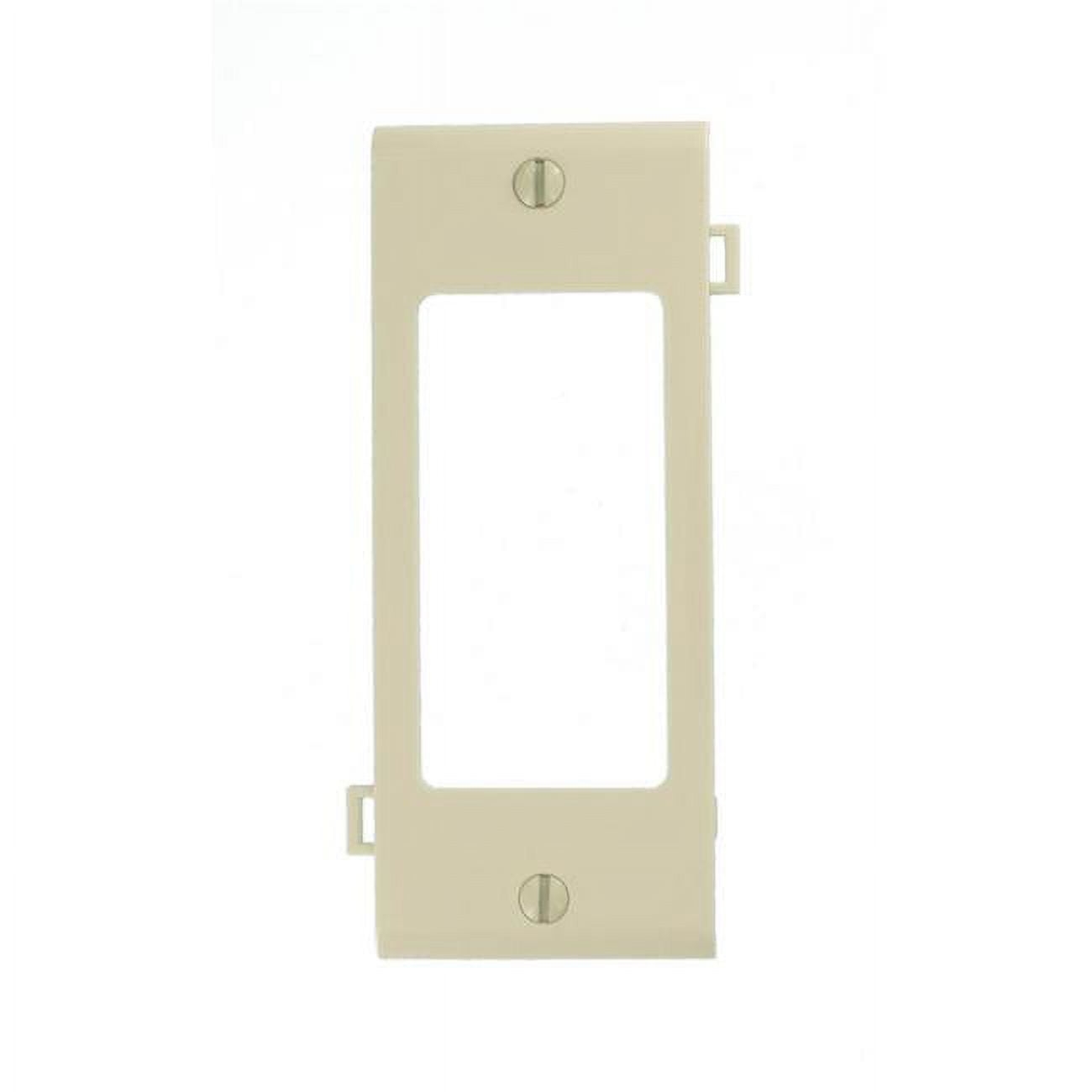 Leviton Light Almond 1 gang Thermoplastic Nylon Decorator Sectional End ...