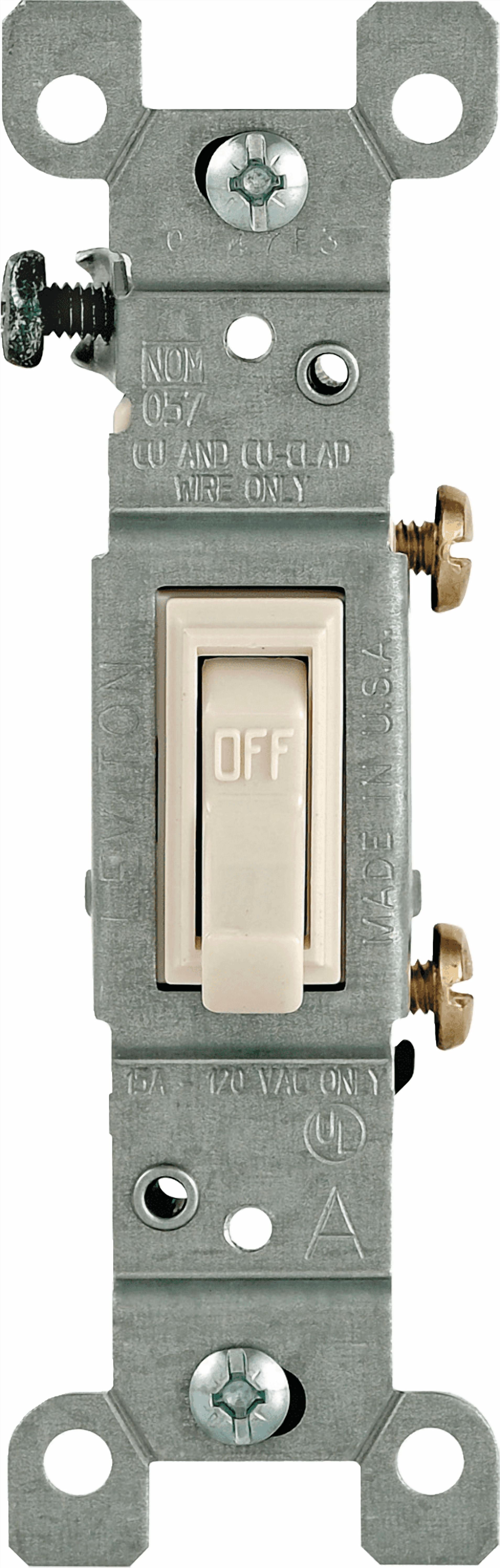 Leviton Toggle Switch — UL Listed for US Residential Electrical Code ...