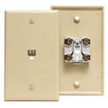 Leviton 1 Port Phone Faceplate - Walmart.com