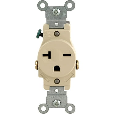 Leviton 279-S00 Single-Flush Range Receptacle - Walmart.com