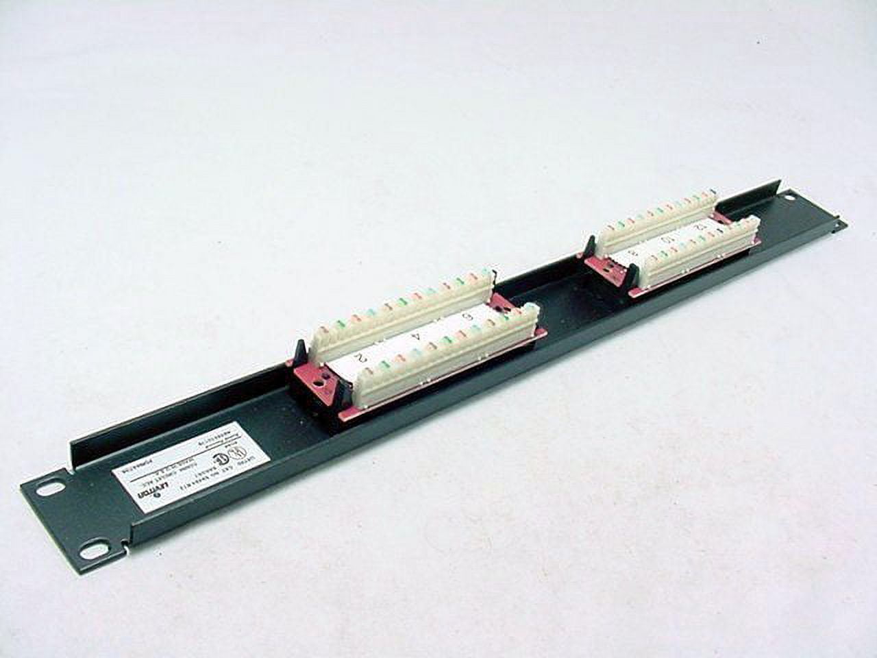 Leviton 12-Port Cat 5 Patch Panel Rack Mount 59484-B12 - Walmart.com