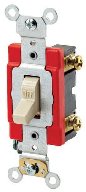 Leviton 1222-2I 20 Amp, 120/277 Volt, Toggle Double-Pole AC Quiet ...