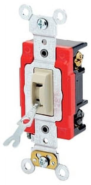 Leviton 1223-2IL 20 Amp 3-Way Locking Toggle Switch Industrial - Ivory ...