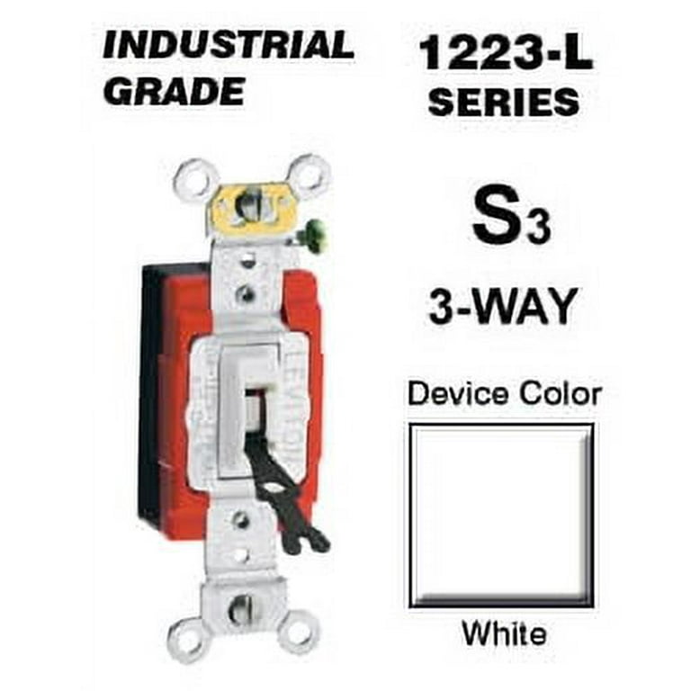 Leviton 3 Way Toggle Switch Leviton Toggle Switch 3 Way 20 Amp Light