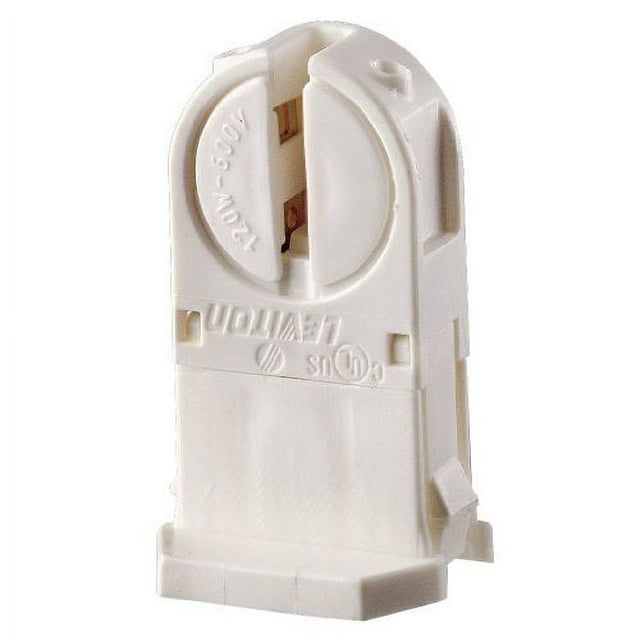 Leviton 13654-TWP Linear Fluorescent Lampholder, T5 Miniature Bi-Pin ... Leviton 13654-TWP Linear Fluorescent Lampholder, T5 Miniature Bi-Pin ...