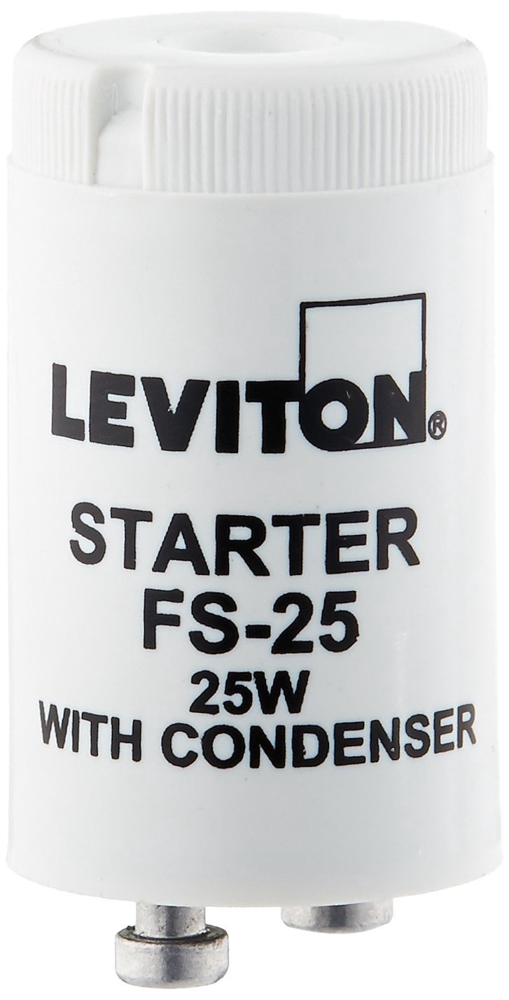 Leviton 13889 Fluorescent Starter, FS-25 - Walmart.com
