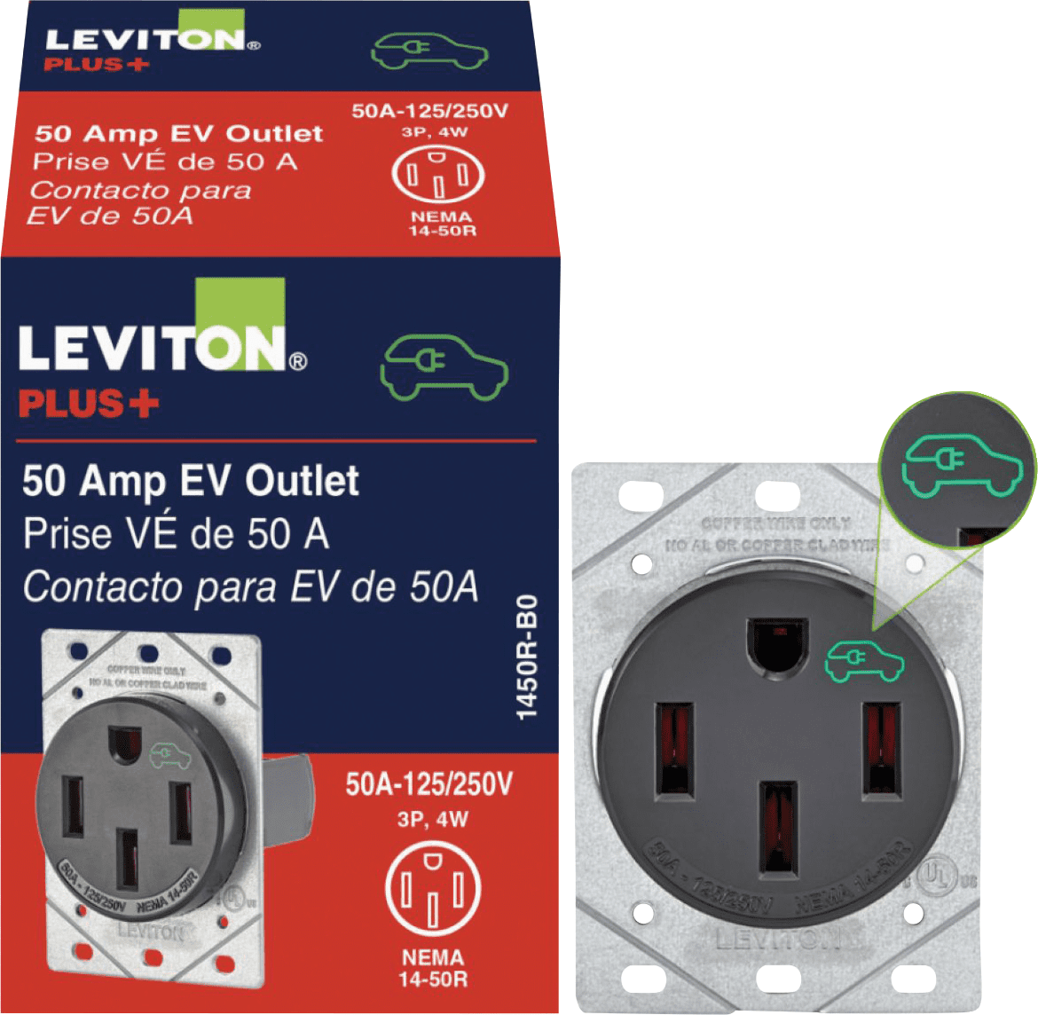 Leviton 1450W EV Charging Station — UL Listed for US Residential ...
