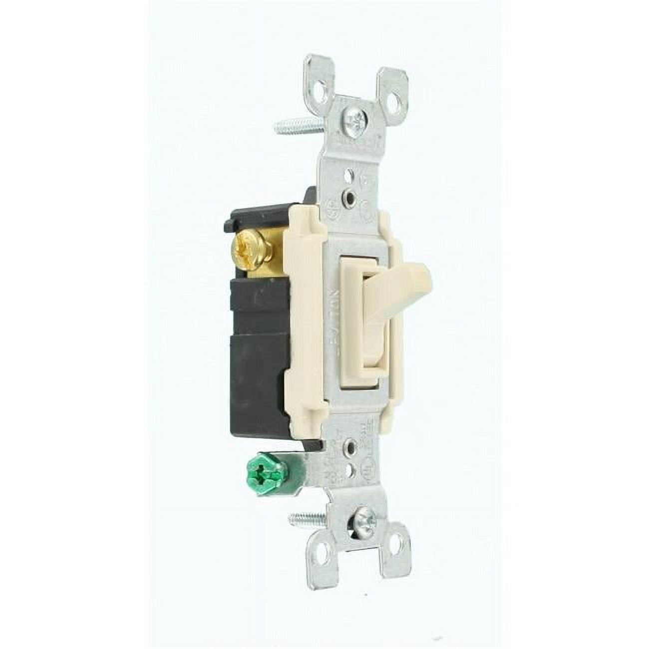 Leviton 15 A 120 V Light Almond Toggle Switch - Light Almond - Walmart.com