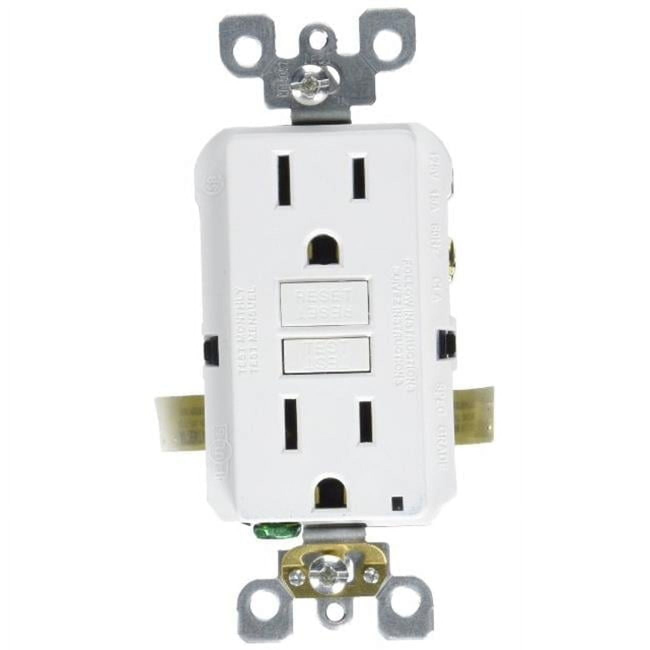 Leviton 15 Amp White Smartlock Pro Self-Test - White - Walmart.com