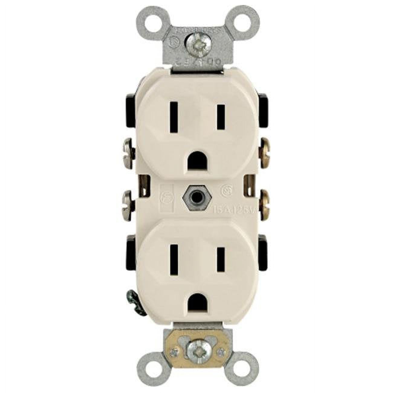 Leviton 15 amps 125 V Duplex Light Almond Outlet 5-15R 1 pk - Walmart.com